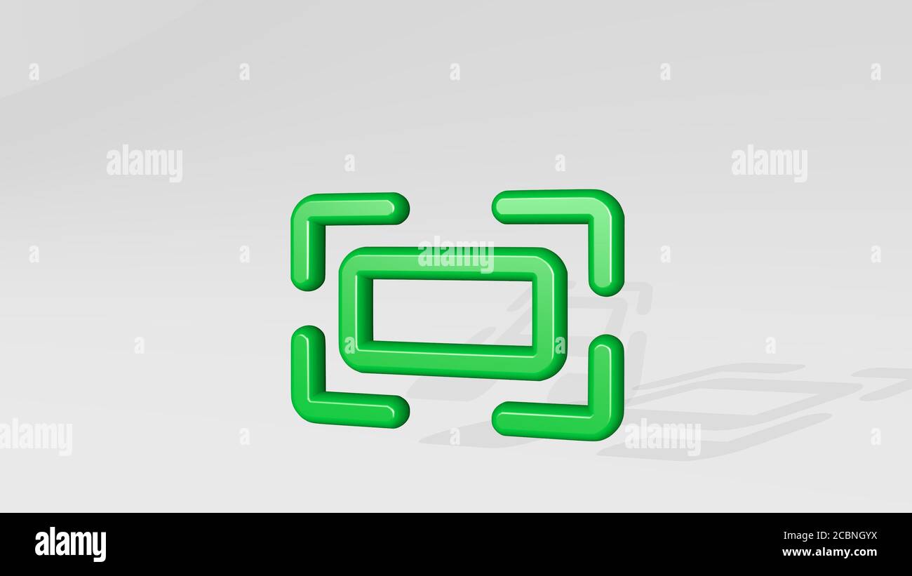 EXPAND 3D icon casting shadow, 3D illustration for background and ...