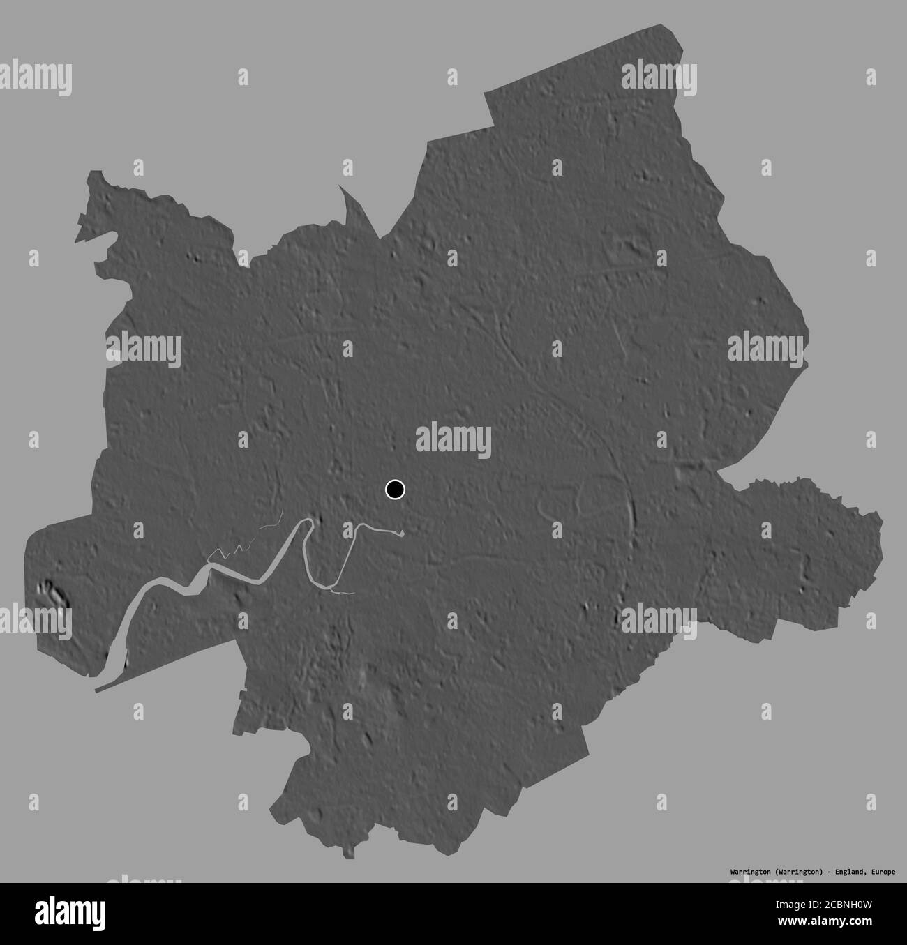 Map of warrington hi-res stock photography and images - Alamy