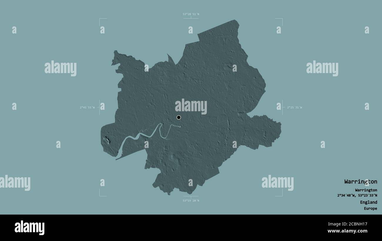 Map of warrington hi-res stock photography and images - Alamy