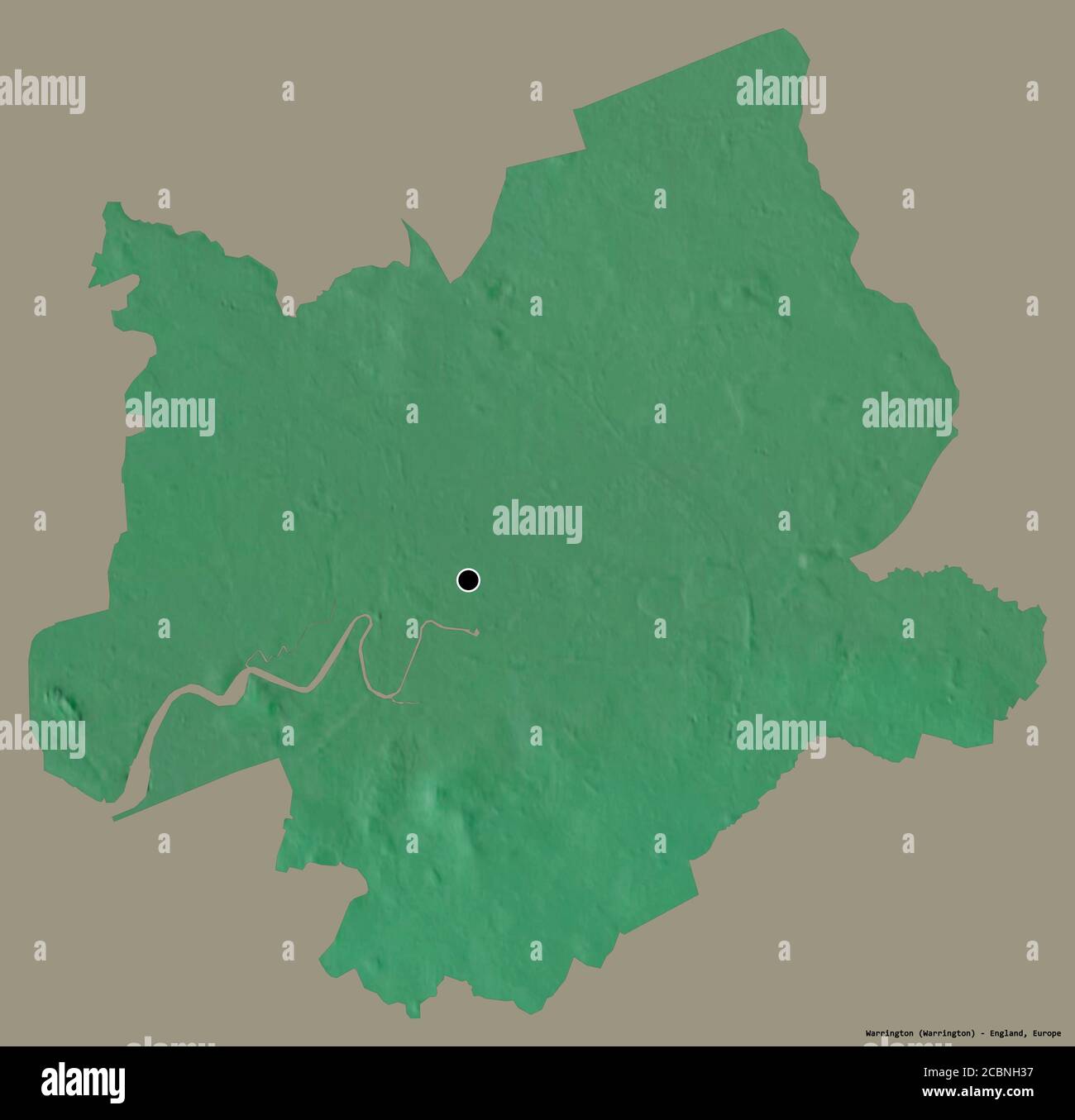 Map of warrington hi-res stock photography and images - Alamy