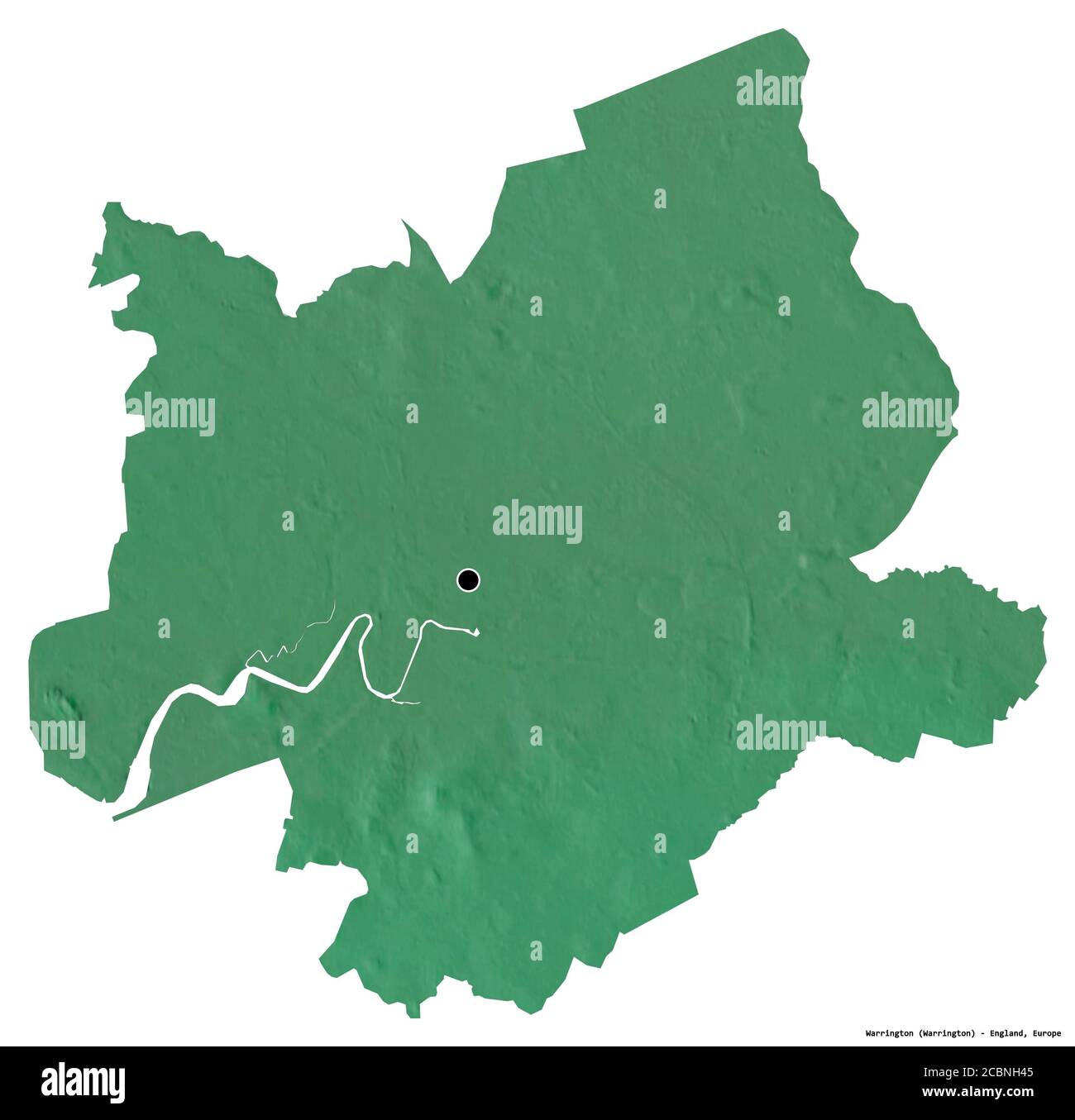 Map Of Warrington High Resolution Stock Photography and Images - Alamy