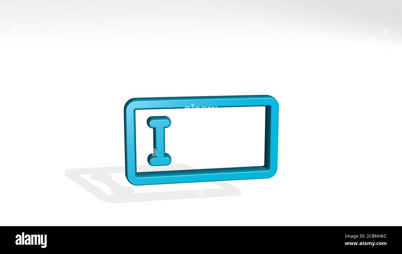 TYPING 3D icon casting shadow, 3D illustration for laptop and computer ...