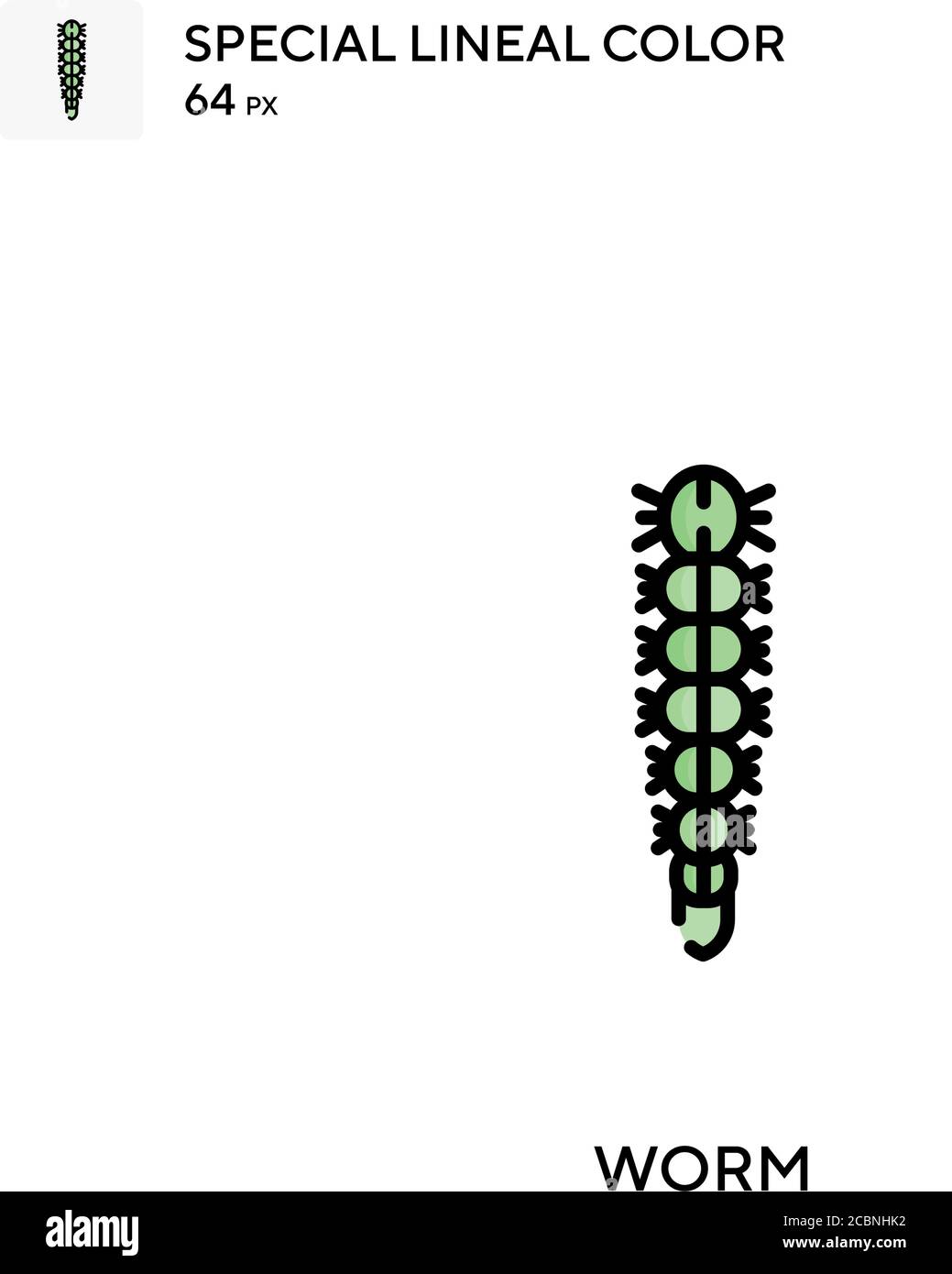 Worm Special lineal color vector icon. Worm icons for your business ...