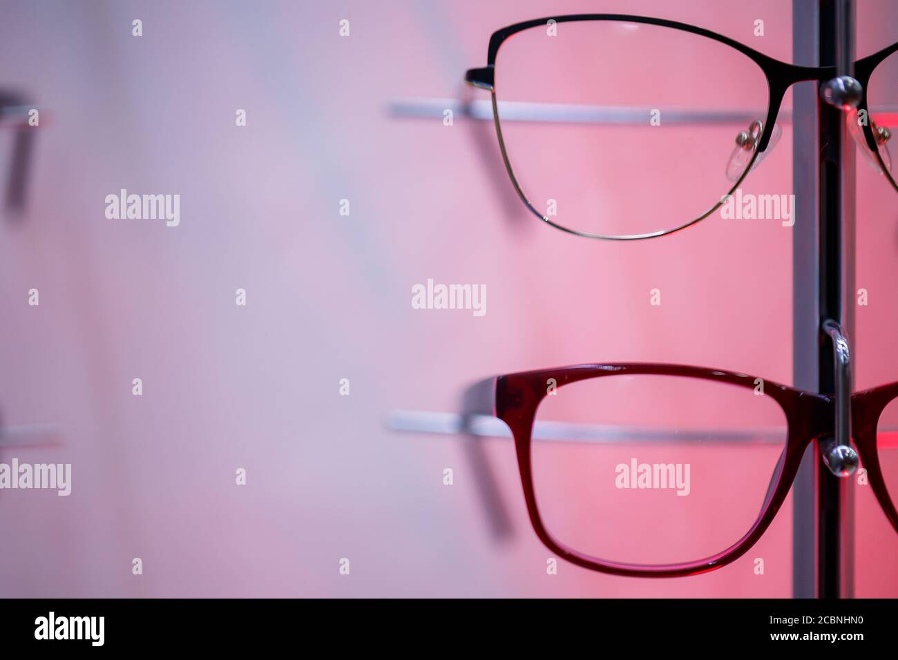 glasses for improving vision on a large display Stock Photo - Alamy