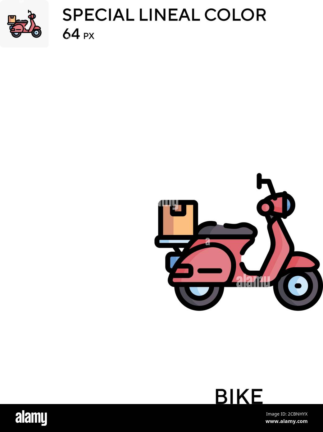 Bike Special lineal color vector icon. Bike icons for your business ...