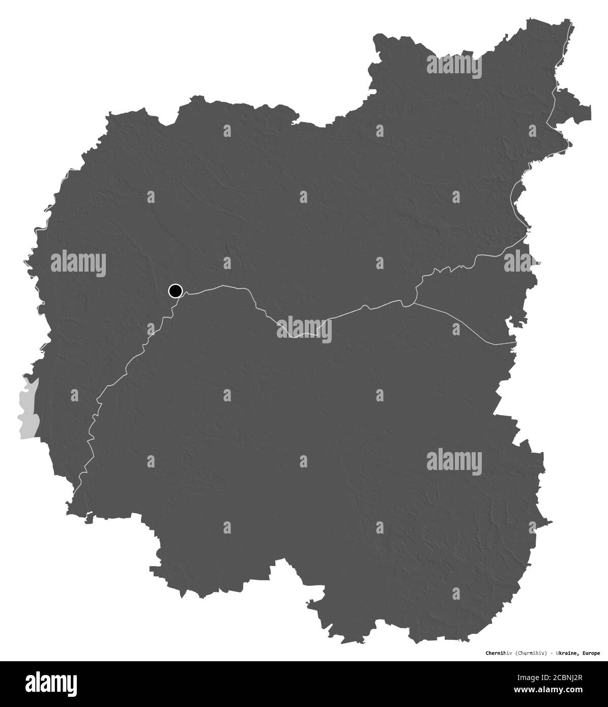 Chernihiv map Cut Out Stock Images & Pictures - Alamy