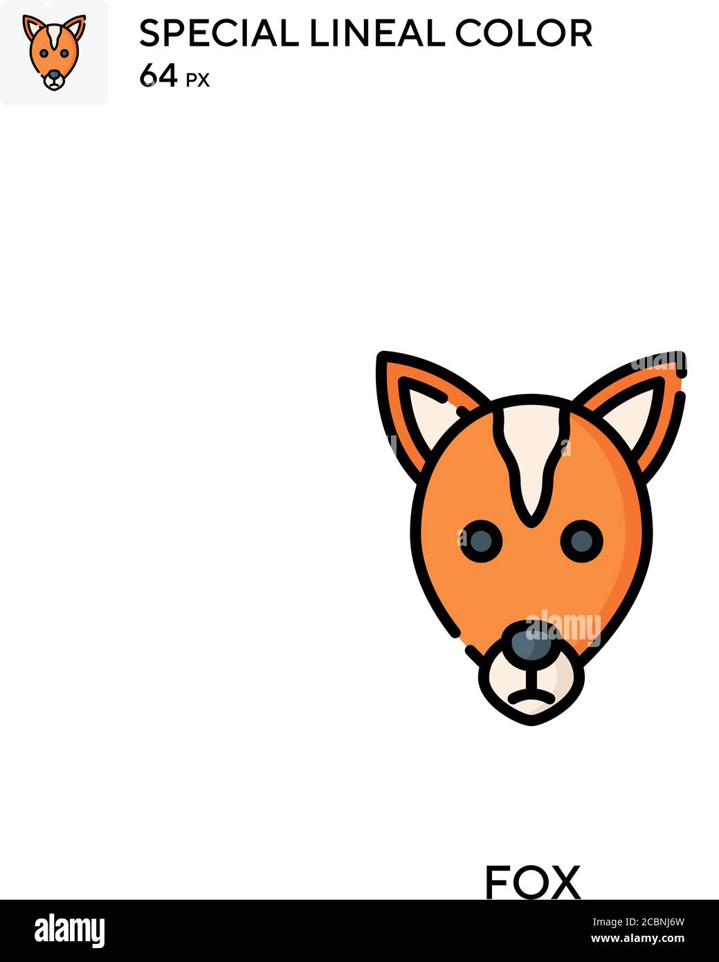 Fox Special lineal color vector icon. Fox icons for your business ...