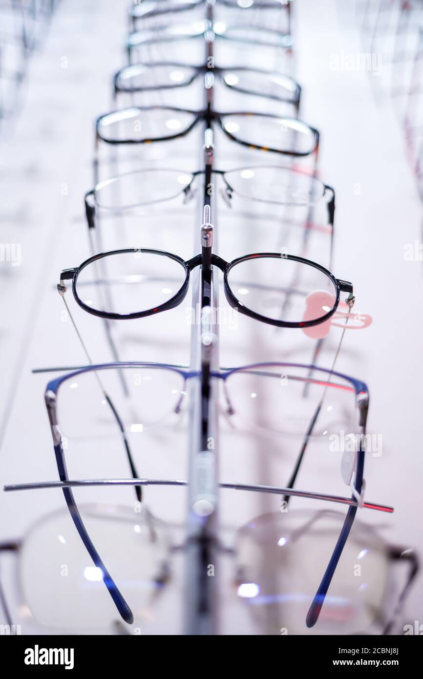 glasses for improving vision on a large display Stock Photo - Alamy