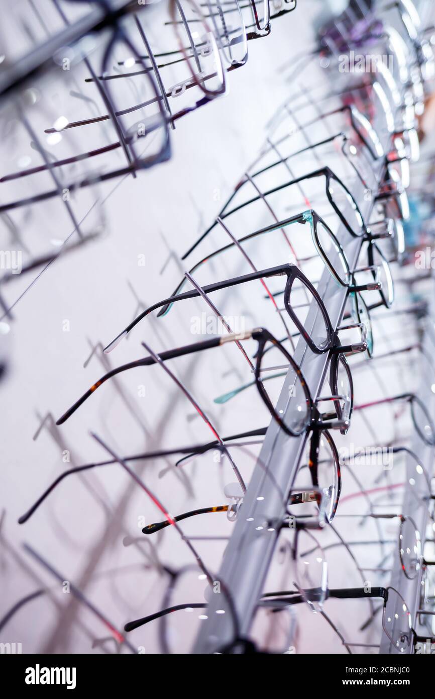glasses for improving vision on a large display Stock Photo - Alamy