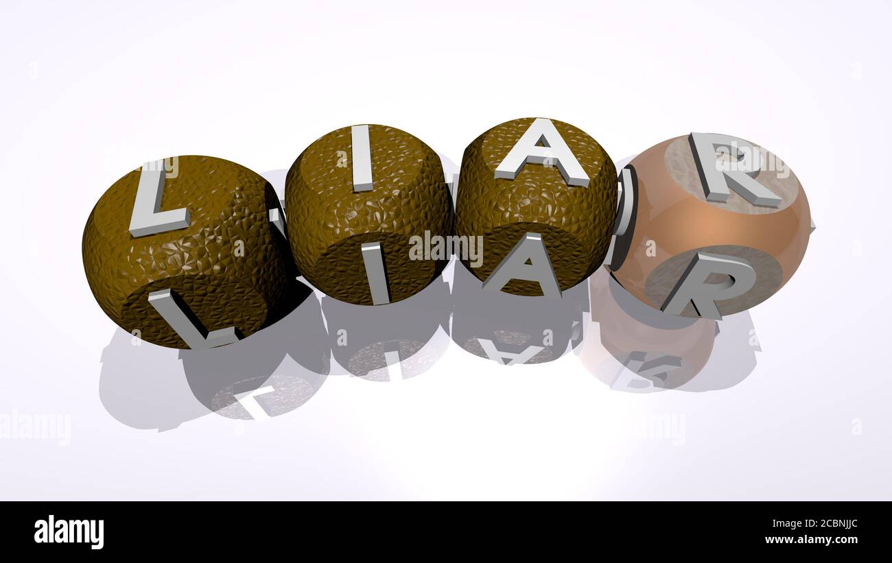 liar combined by dice letters and color crossing for the related ...