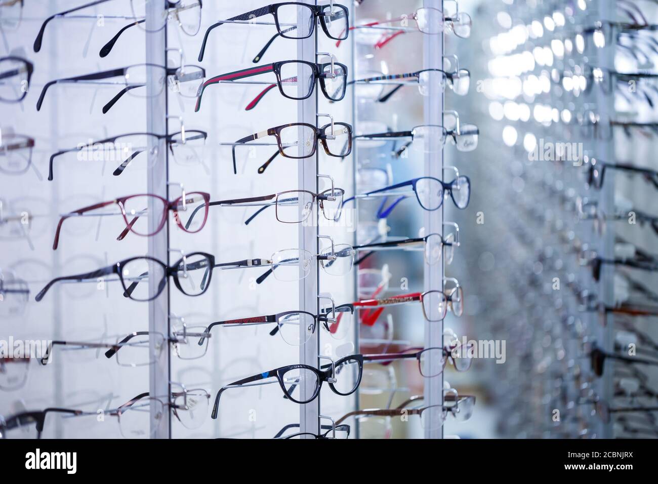 glasses for improving vision on a large display Stock Photo - Alamy