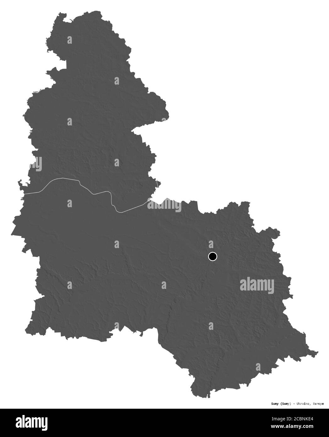 Map of sumy Cut Out Stock Images & Pictures - Alamy