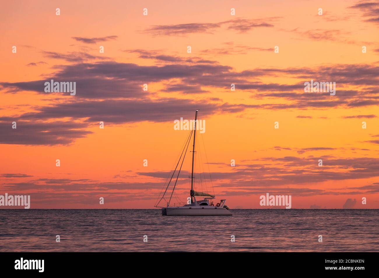 Sailing yacht summer sunrise hi-res stock photography and images - Alamy