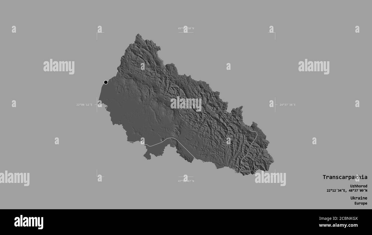 Ruthenia map Black and White Stock Photos & Images - Alamy