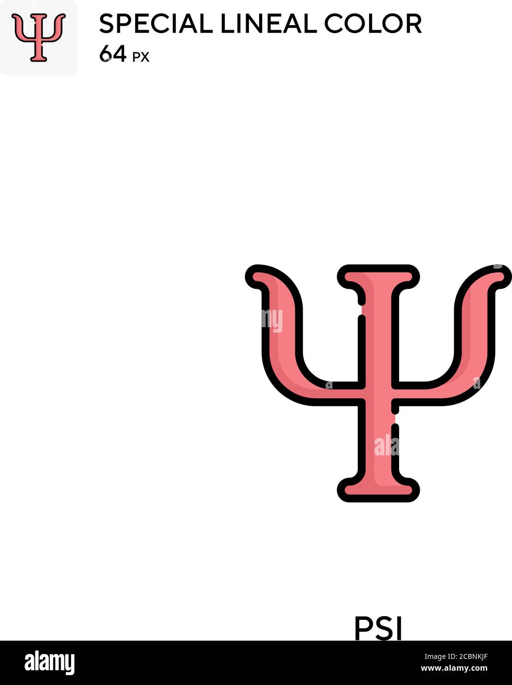 Psi Special lineal color vector icon. Psi icons for your business ...