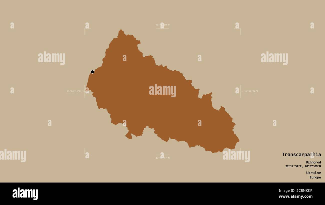 Transcarpathia map hi-res stock photography and images - Alamy
