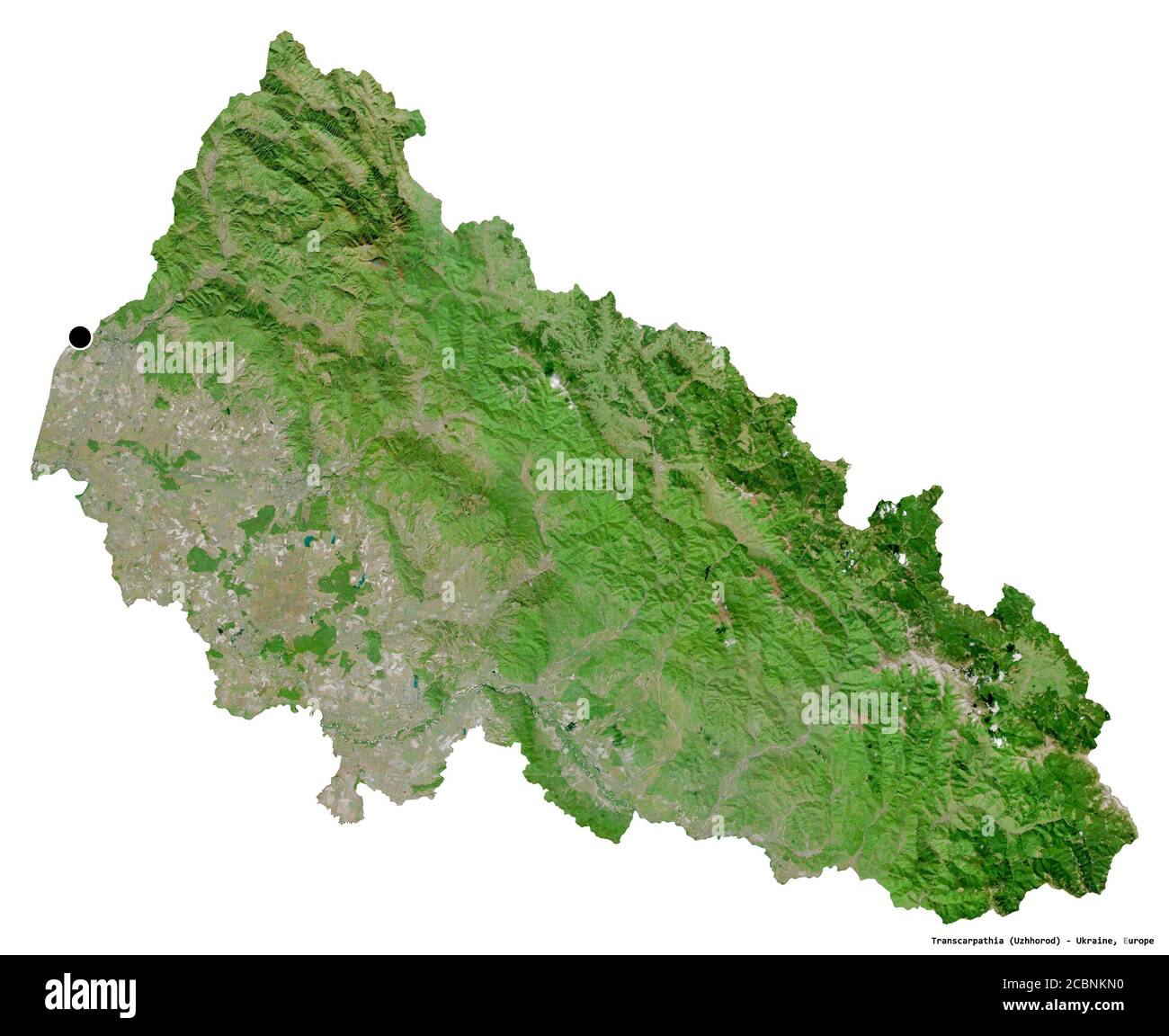 Transcarpathia map Cut Out Stock Images & Pictures - Alamy