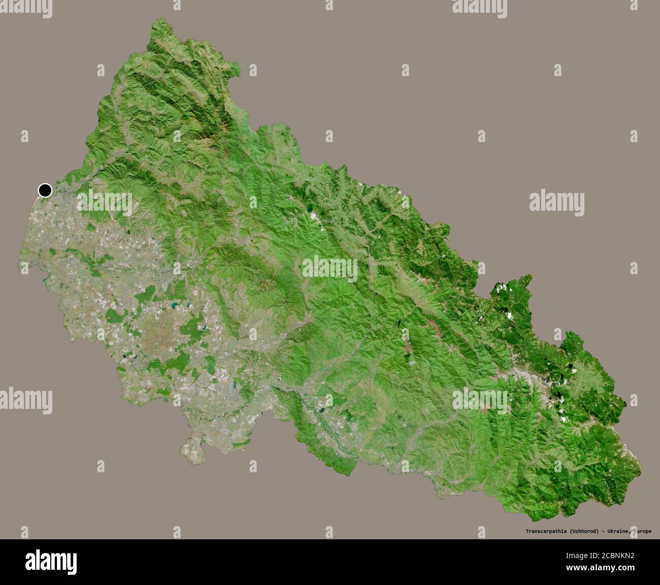 Transcarpathia map hi-res stock photography and images - Alamy