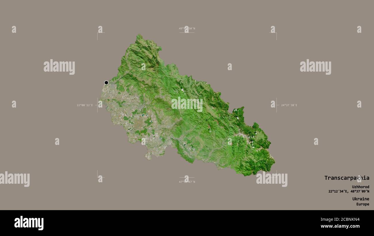 Transcarpathia map hi-res stock photography and images - Alamy