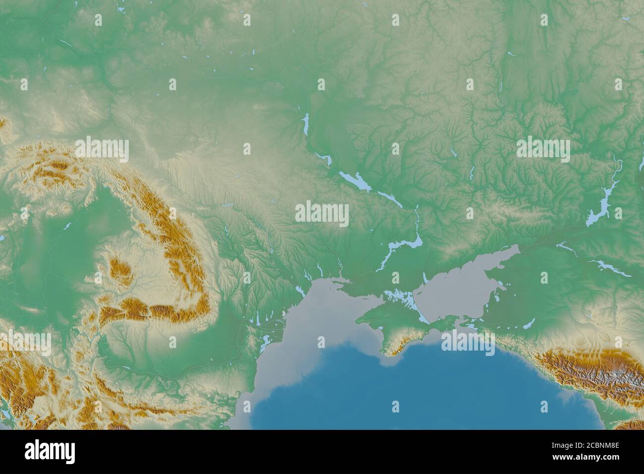 Ukraine relief map hi-res stock photography and images - Alamy