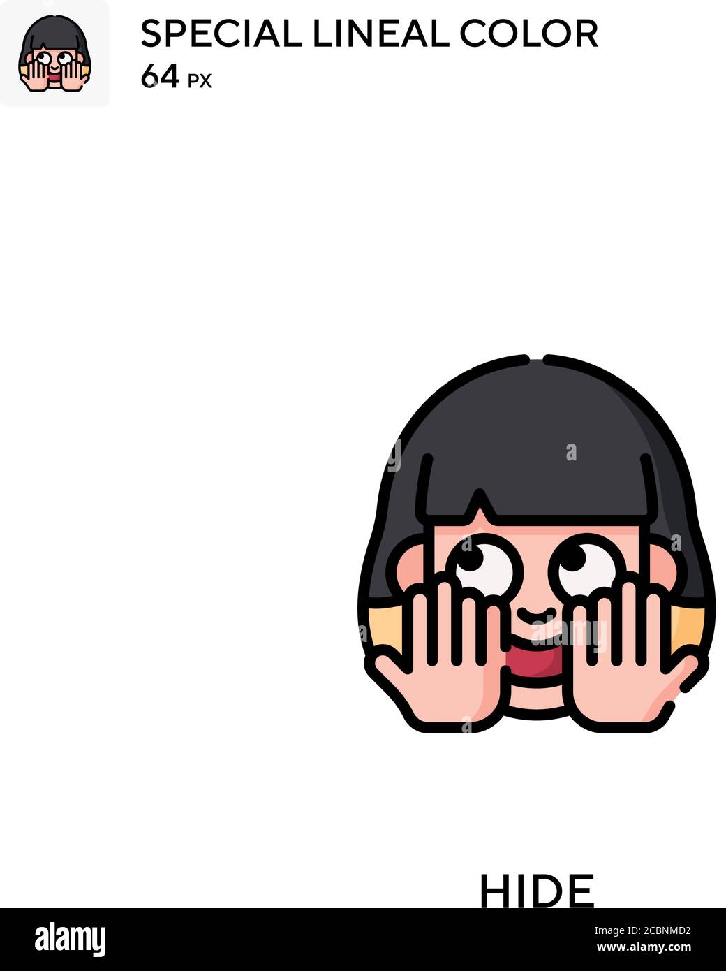 Hide Special lineal color vector icon. Hide icons for your business ...