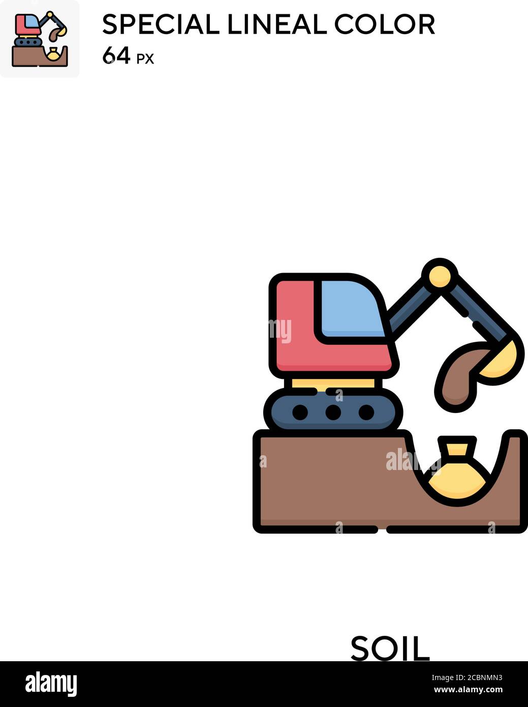 Soil Special lineal color vector icon. Soil icons for your business project Stock Vector Image ...