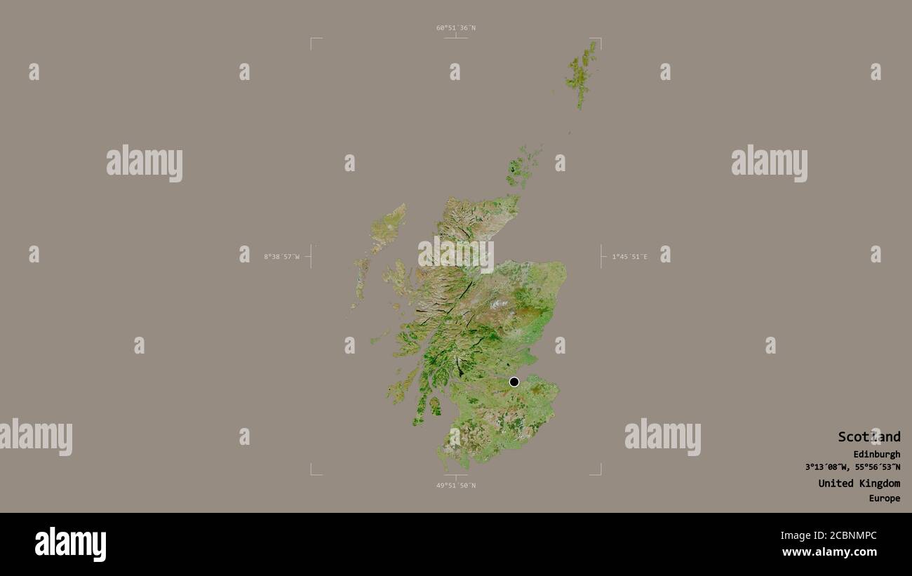 Satellite view scotland hi-res stock photography and images - Alamy