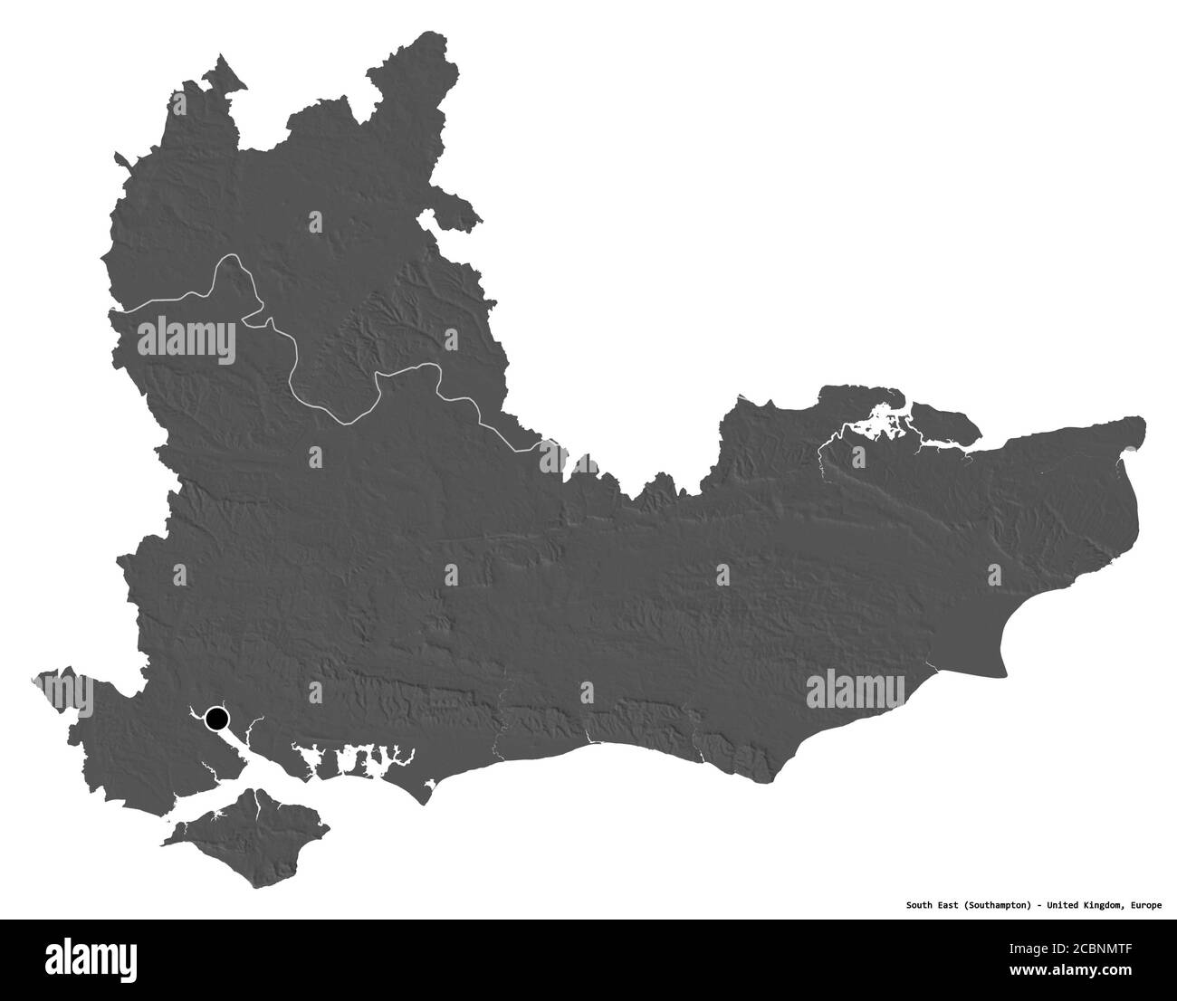 Southampton map Black and White Stock Photos & Images - Alamy