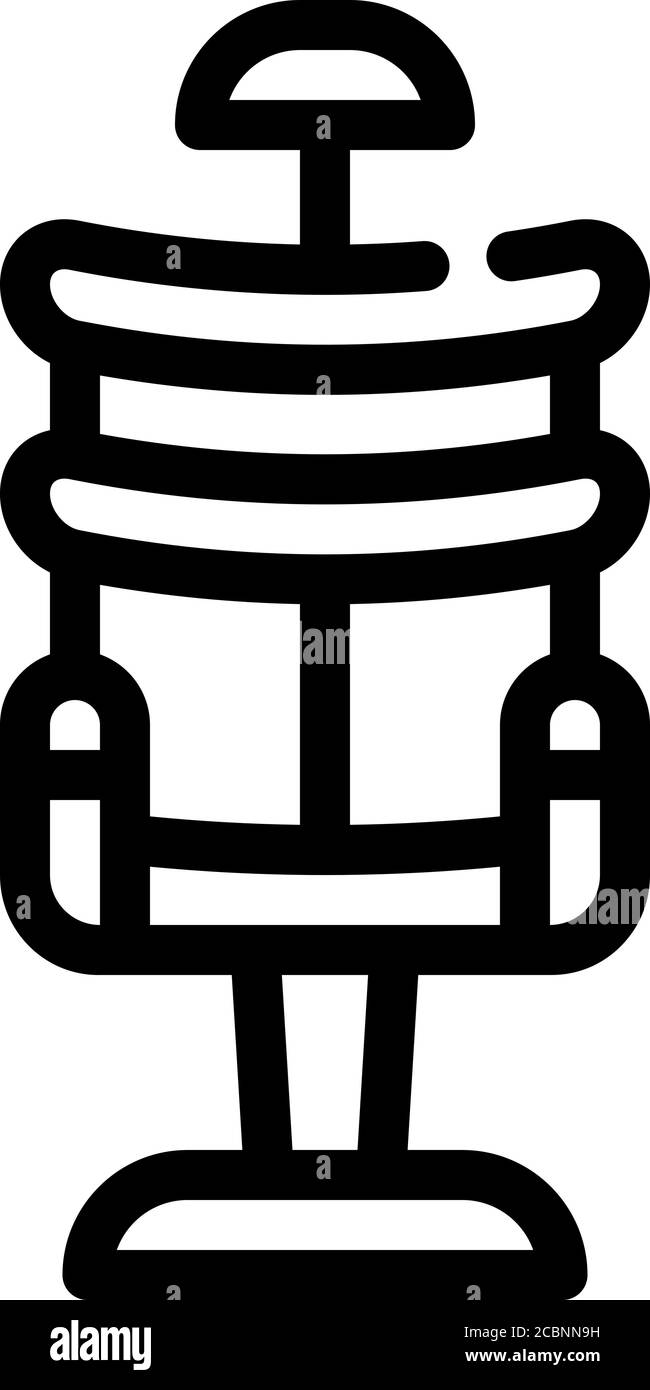 electric chair line icon vector isolated illustration Stock Vector ...