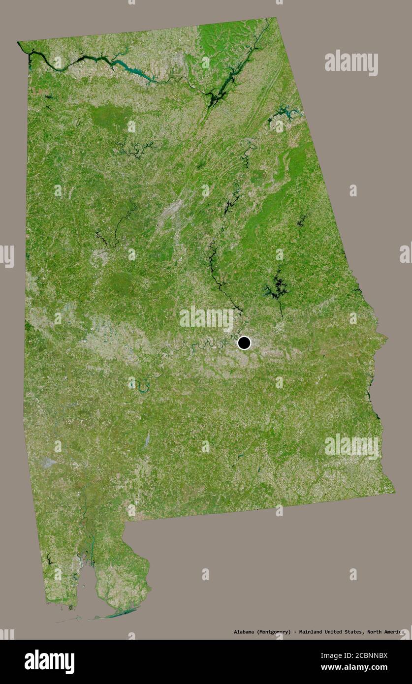 Montgomery on a map hi-res stock photography and images - Alamy