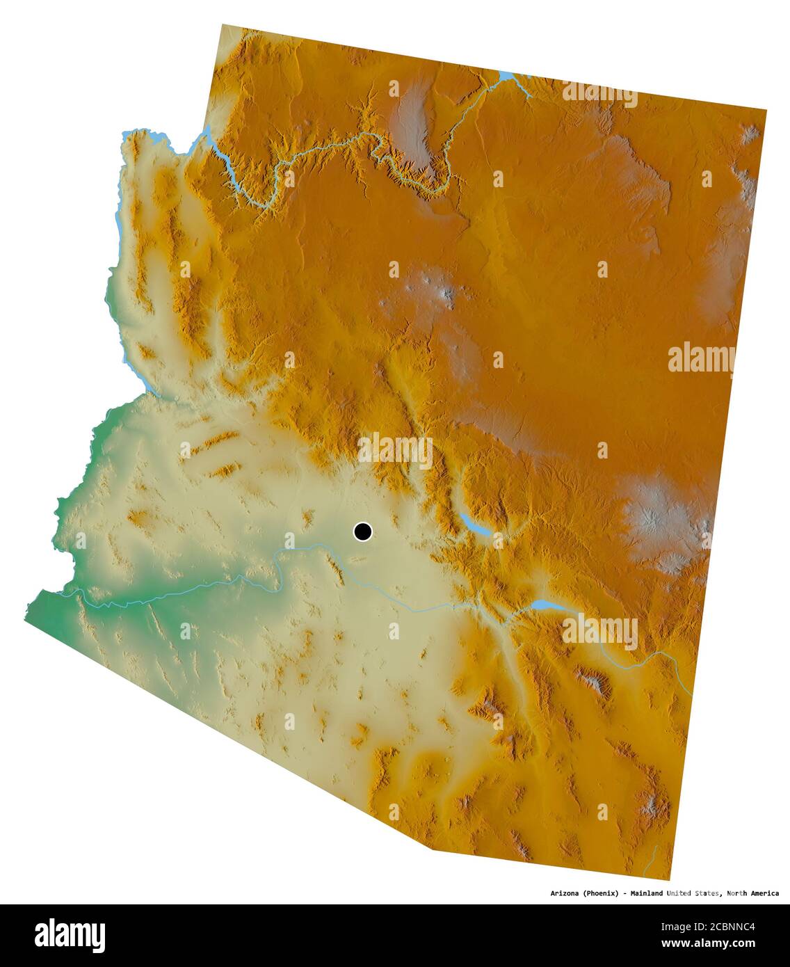 Arizona Topographic Map