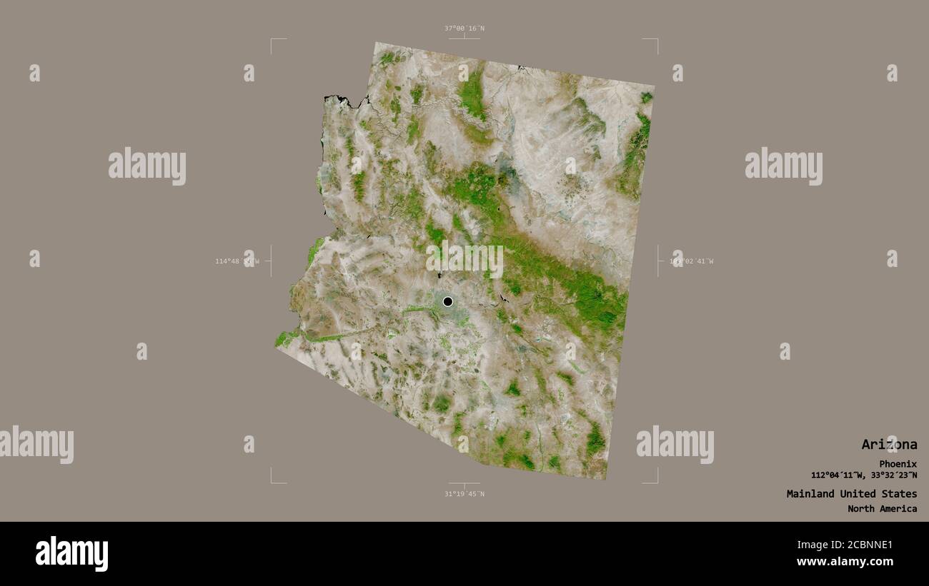 Map satellite geography arizona hi-res stock photography and images - Alamy