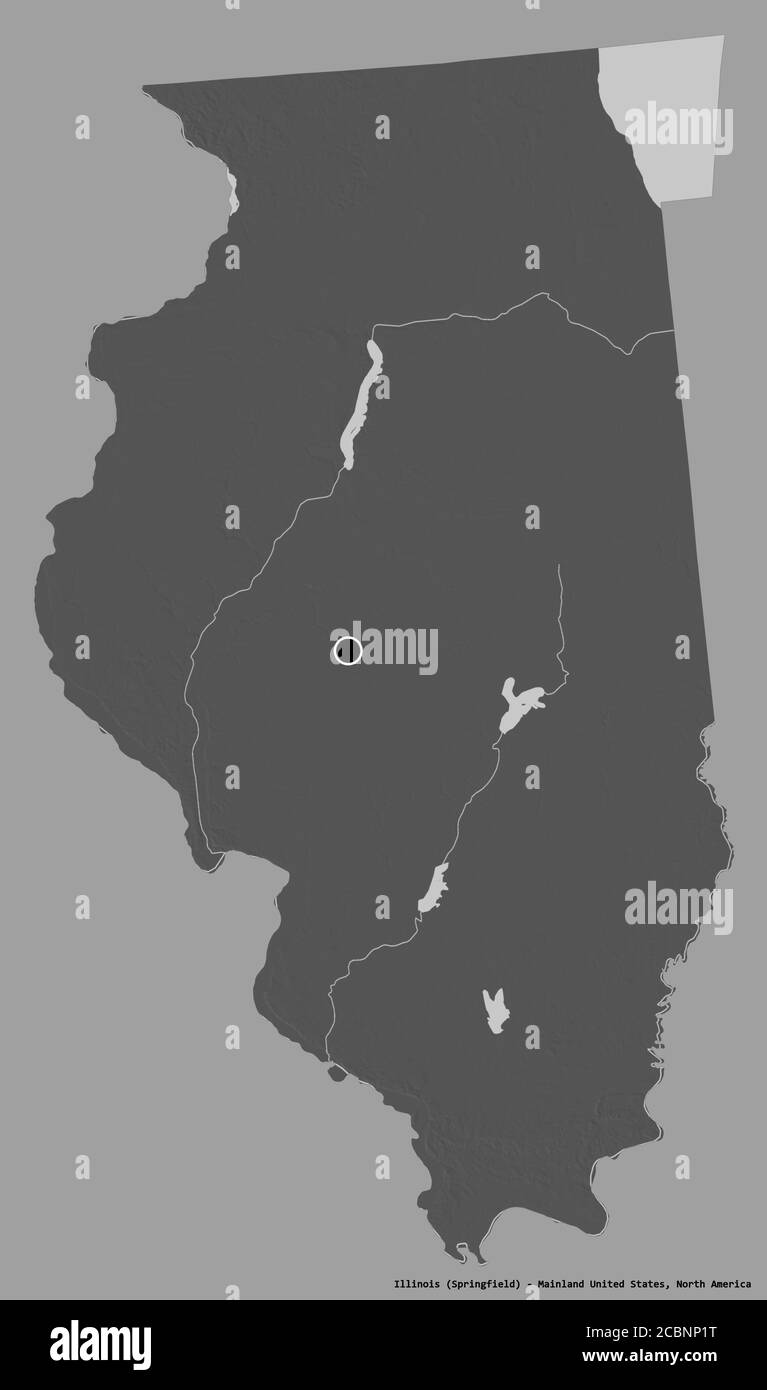 Map of springfield Black and White Stock Photos & Images - Alamy