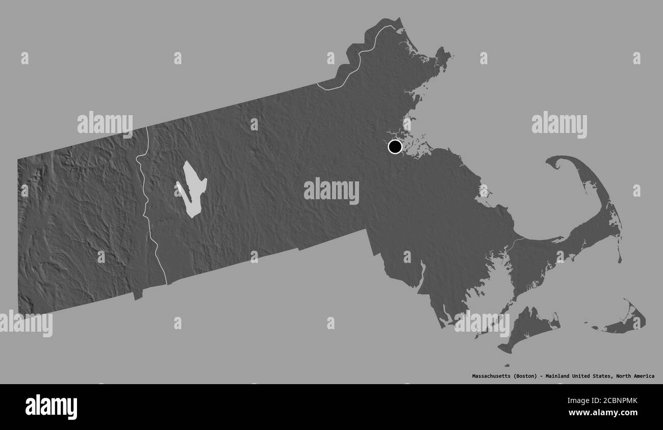 Boston massachusetts on a map hi-res stock photography and images - Alamy