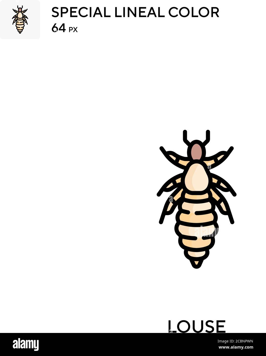 Louse Special lineal color vector icon. Louse icons for your business ...