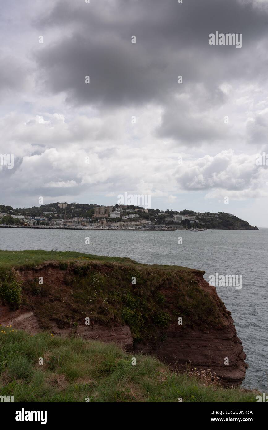 Torquay devon deck chairs hi-res stock photography and images - Alamy