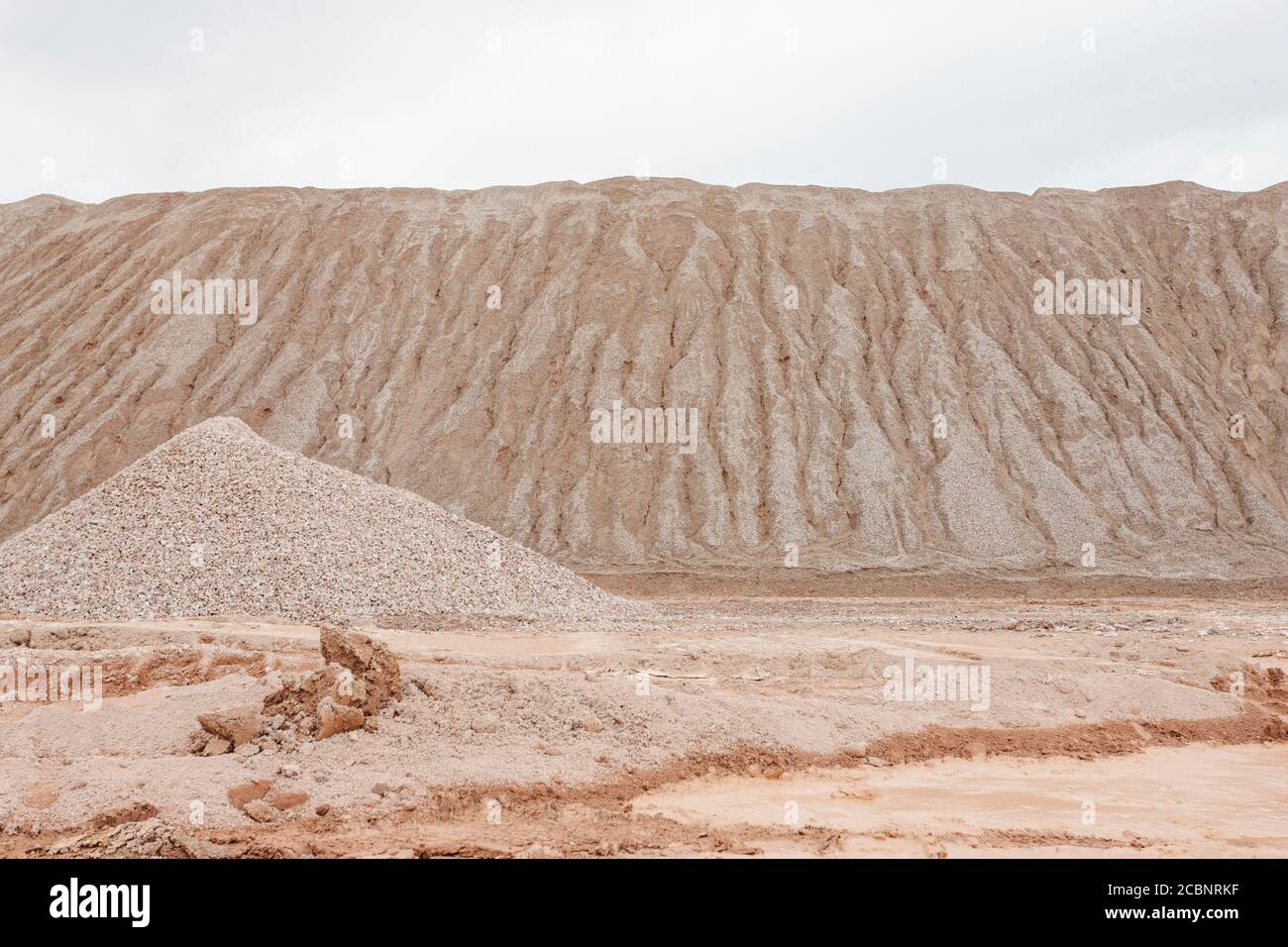 Industrial open pit sand quarry in Australia Stock Photo - Alamy