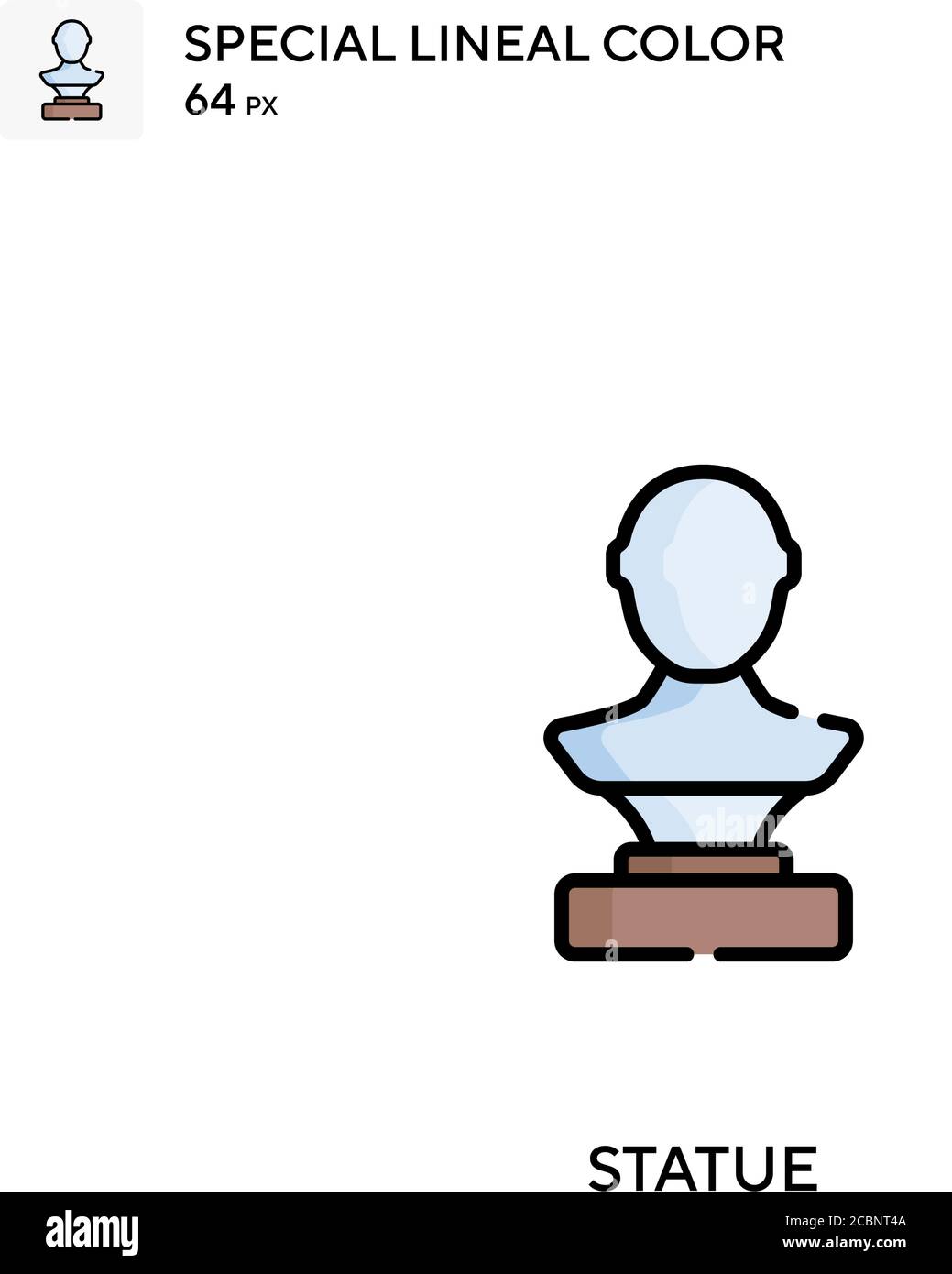 Statue Special Lineal Color Vector Icon Statue Icons For Your Business Project Stock Vector