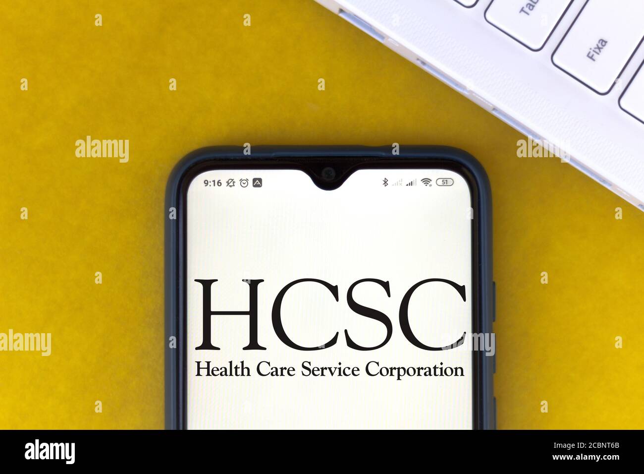 In this photo illustration the Health Care Service Corporation (HCSC ...