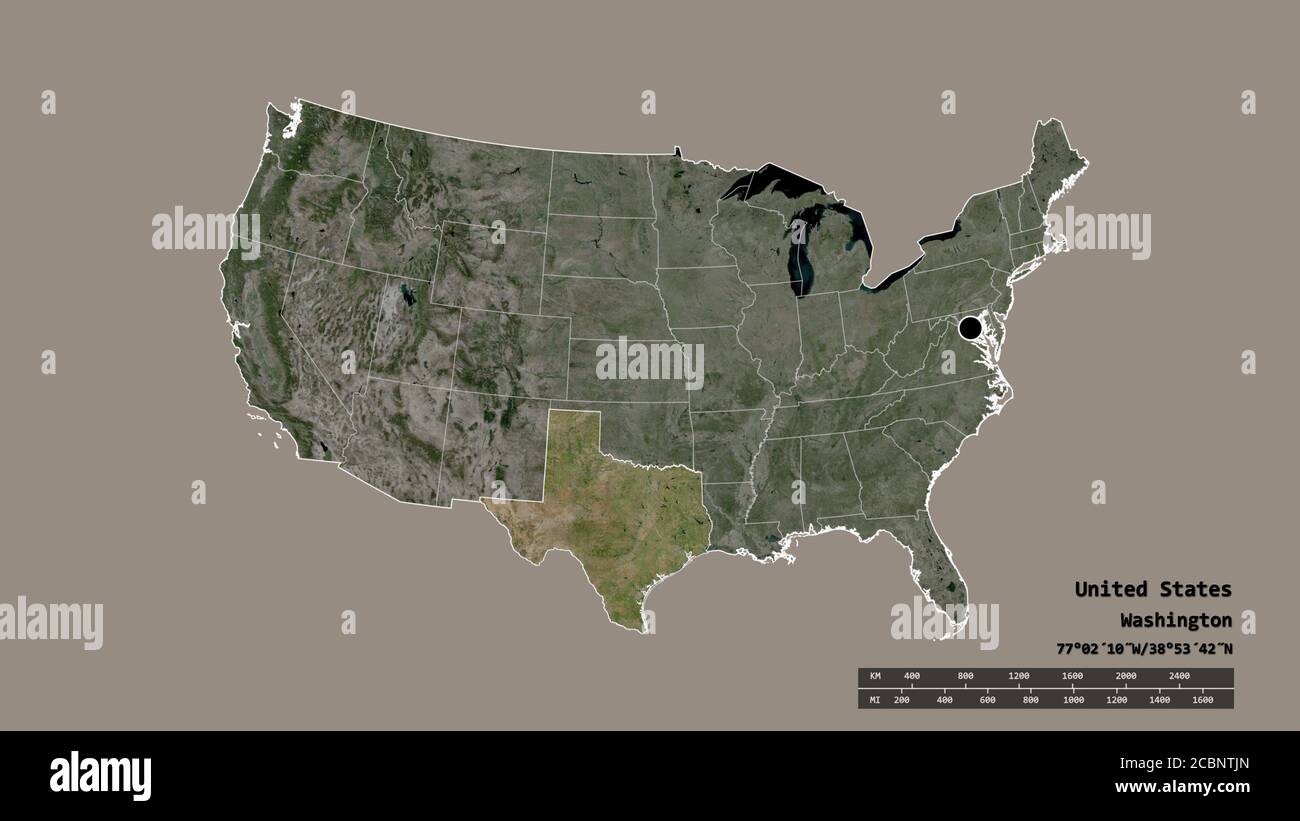 Map satellite geography texas hi-res stock photography and images - Alamy