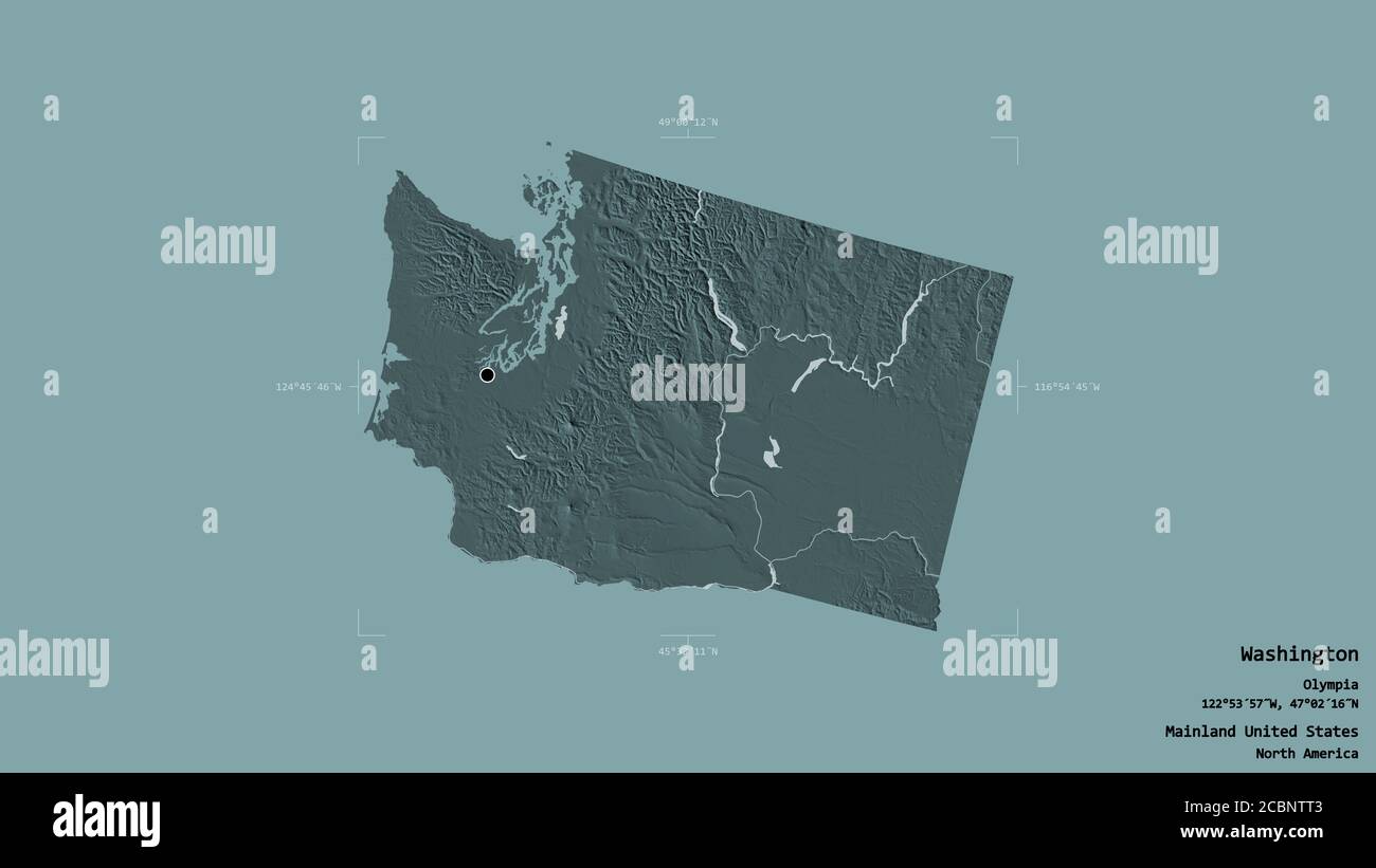 Olympia washington on a map hi-res stock photography and images - Alamy