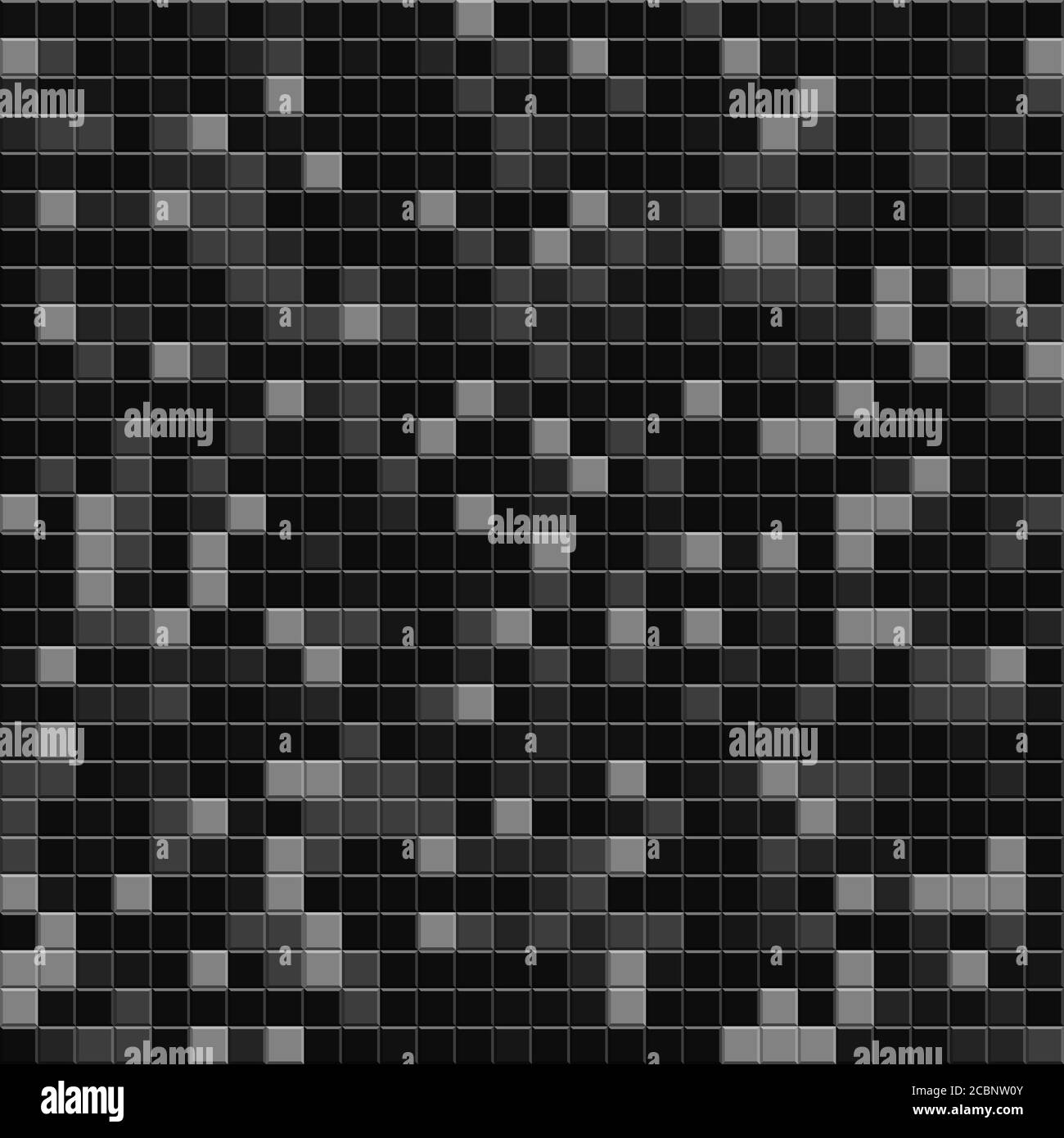 Square background mosaic, ceramics. Abstract pixels. Ceramic tiles ...