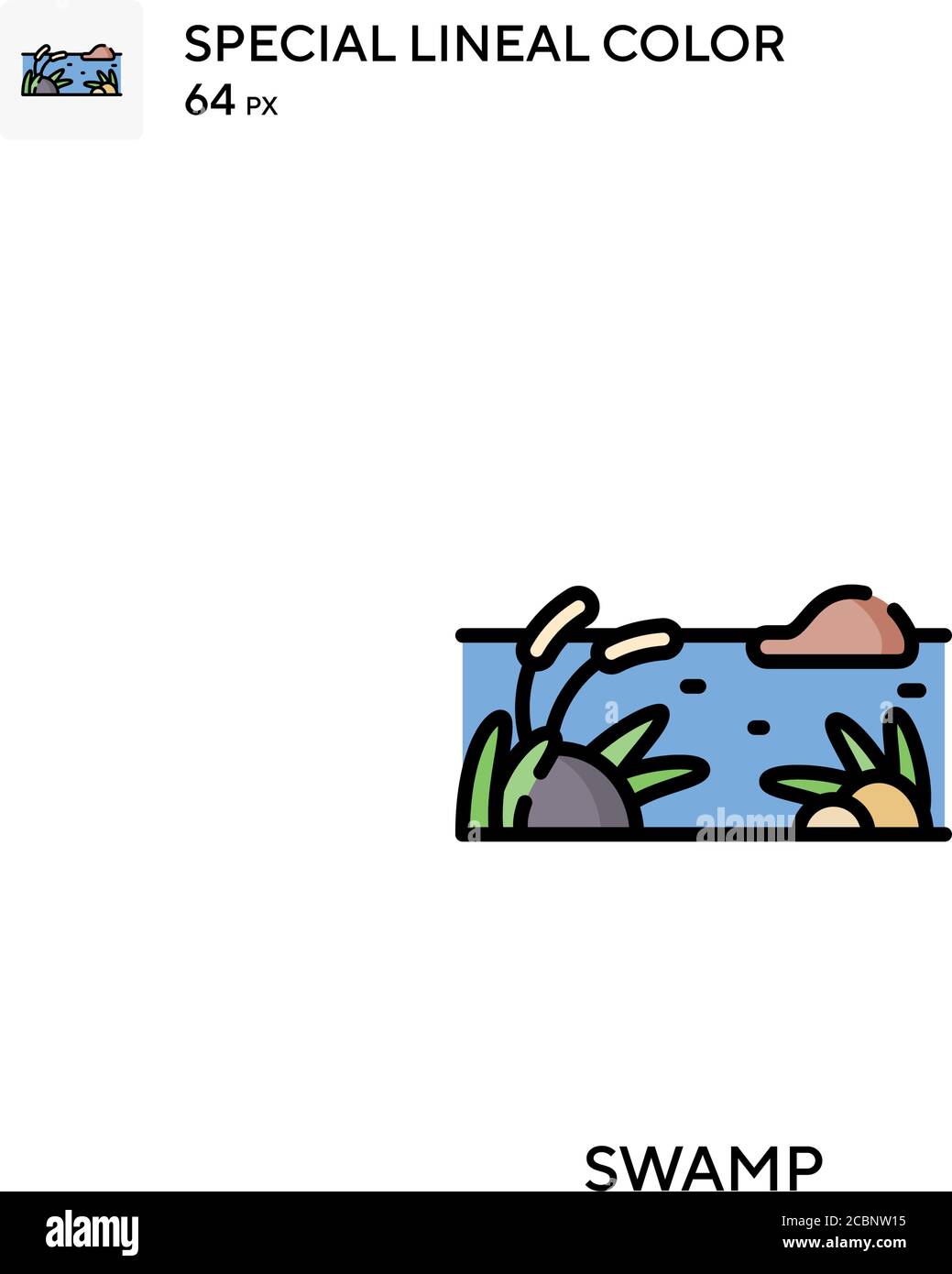 Swampland tree Stock Vector Images - Alamy