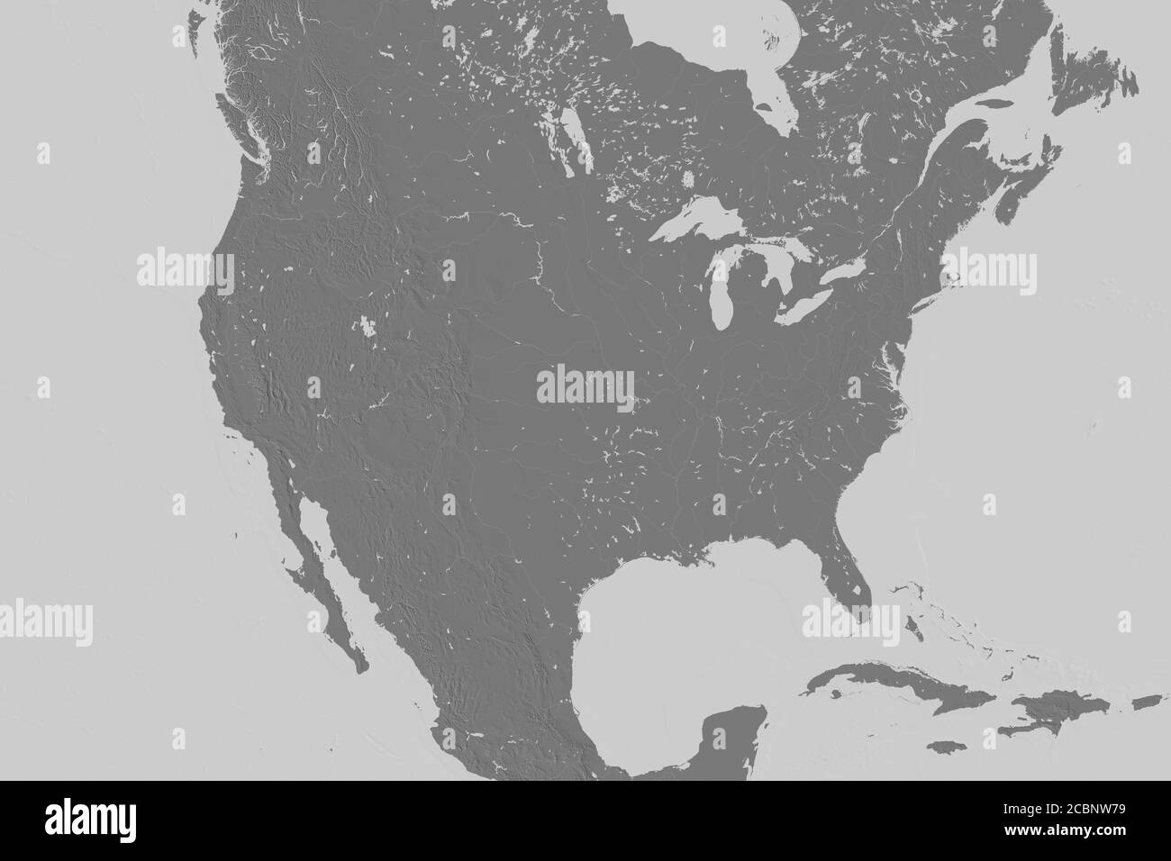Elevation Map United States High Resolution Stock Photography and ...