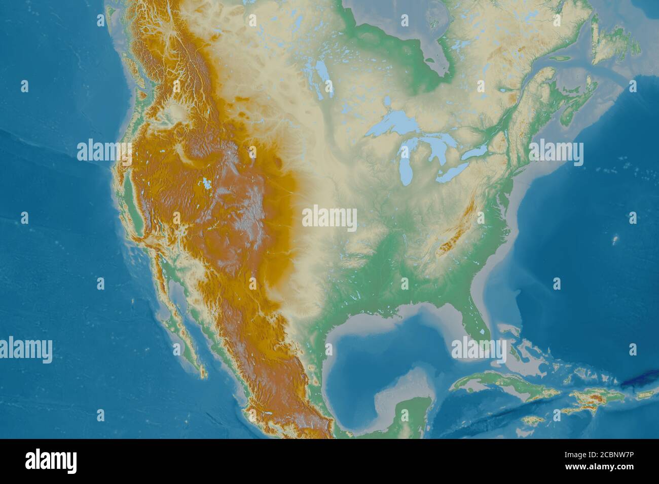 Topographic Map United States High Resolution Stock Photography and ...