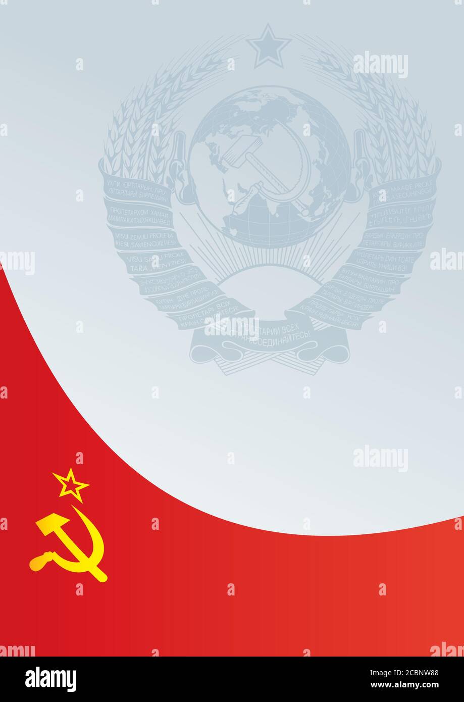 Flag of the Soviet Union, template for the awards, the official document to the flag of the ...