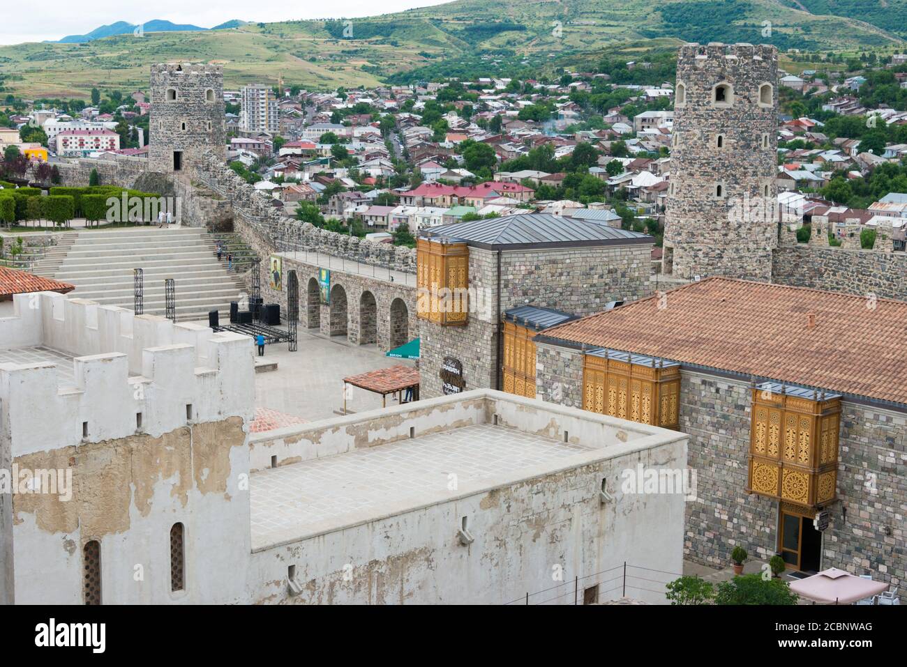 Akhaltsikhe, Georgia - Rabati Castle. a famous historic site in ...