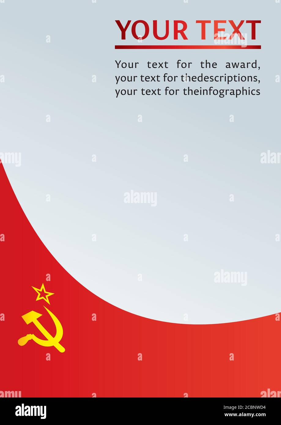 Flag of the Soviet Union, template for the awards, the official ...