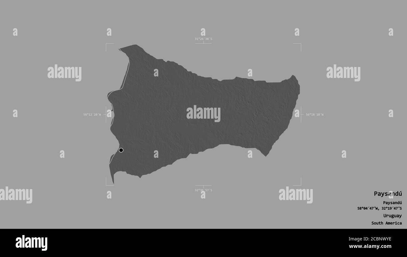 Map of paysandu hi-res stock photography and images - Alamy