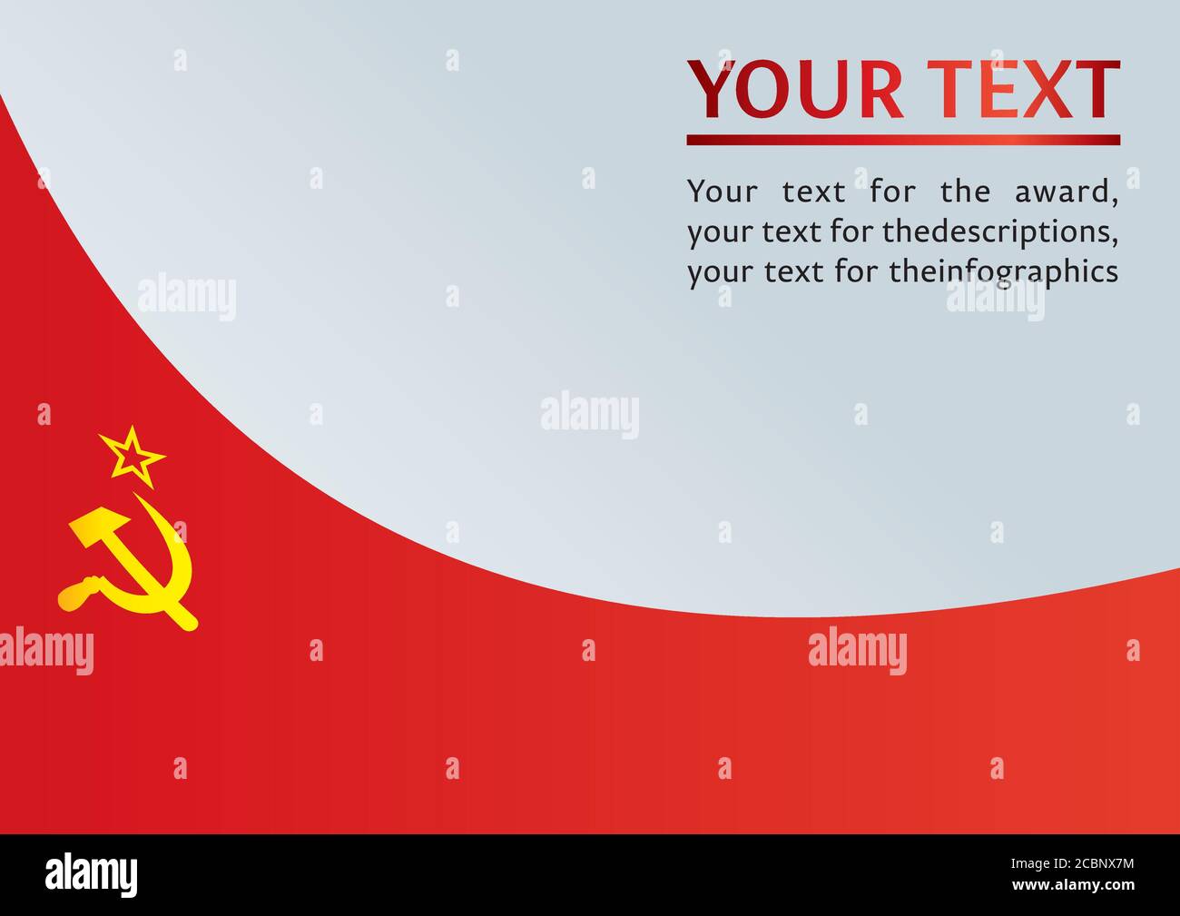 Flag of the Soviet Union, template for the awards, the official ...
